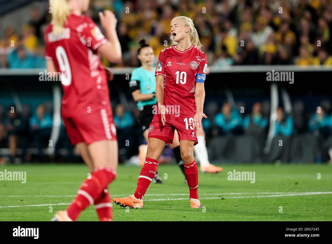 Sydney, Australia, 7 August, 2023. Pernille Harder of Denmark show ...