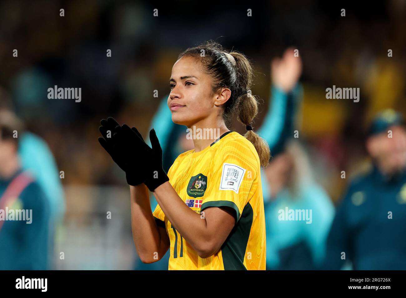 Sydney, Australia, 7 August, 2023. Mary Fowler of Australia claps the ...
