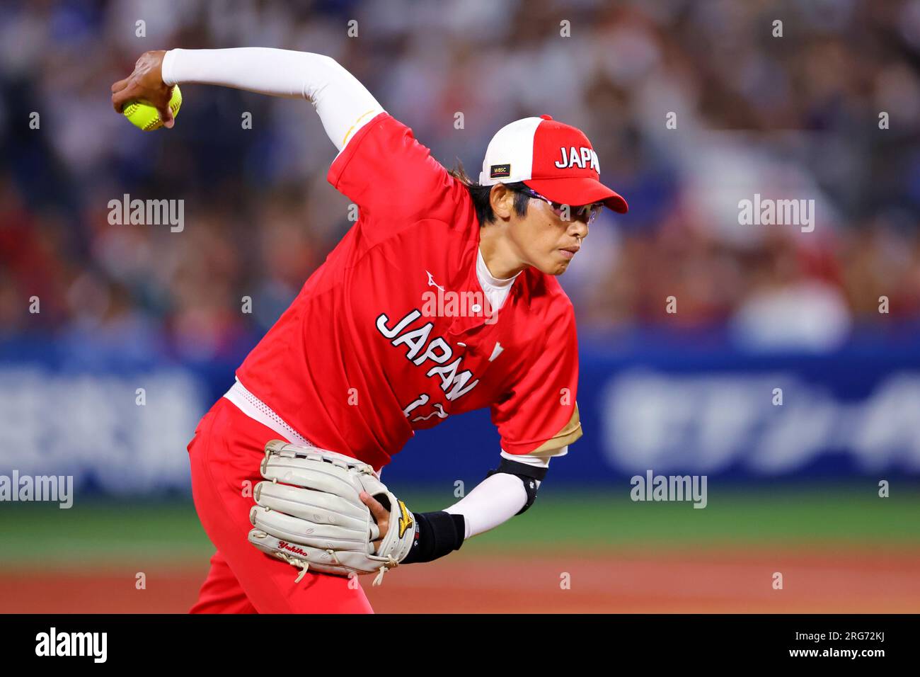 Kanagawa, Japan. 7th Aug, 2023. Yukiko Ueno (JPN) Softball : Women's ...