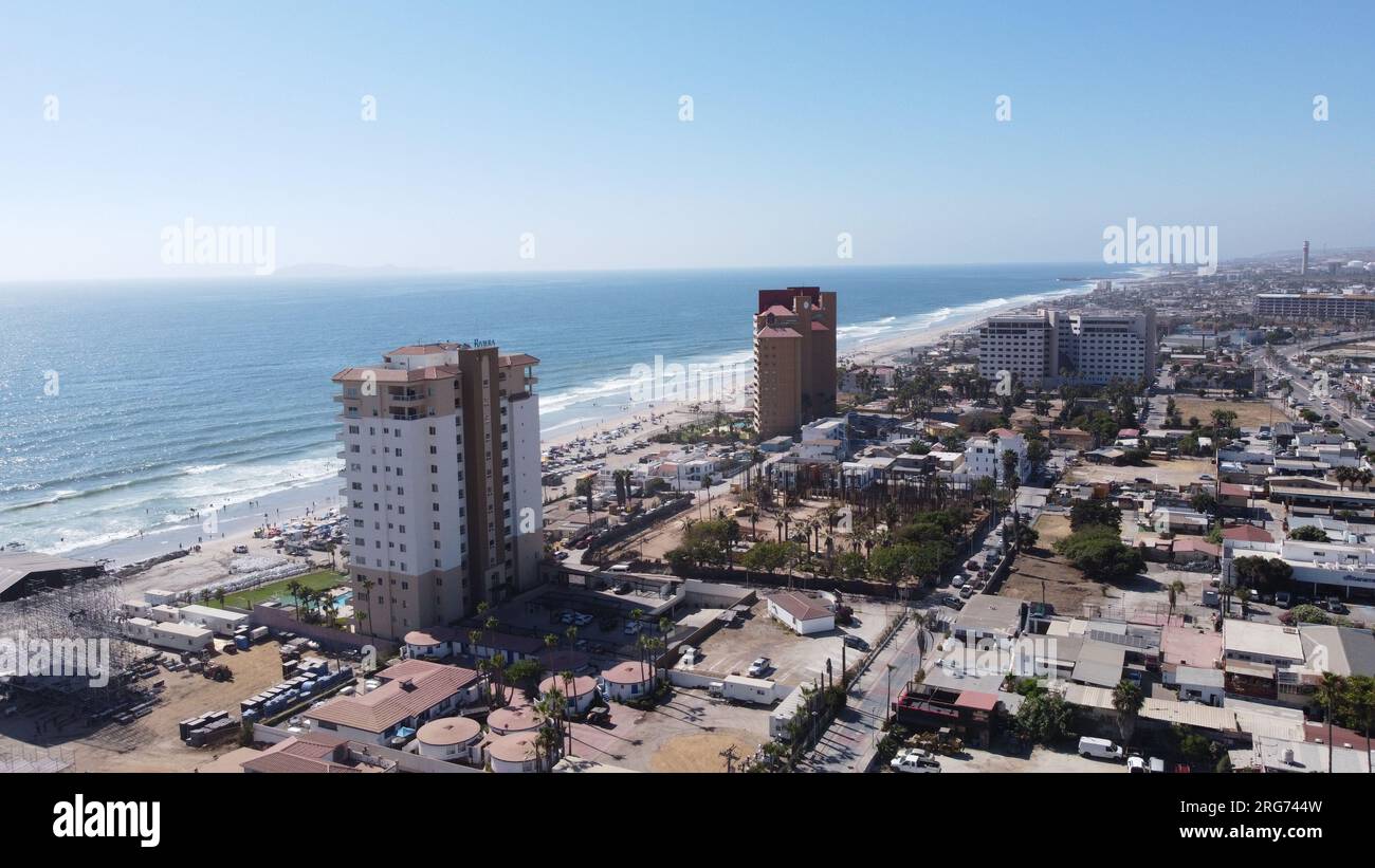 PHOTOGRAPHY WITH DRONE IN ROSARITO BAJA CALIFORNIA MEXICO Stock Photo ...
