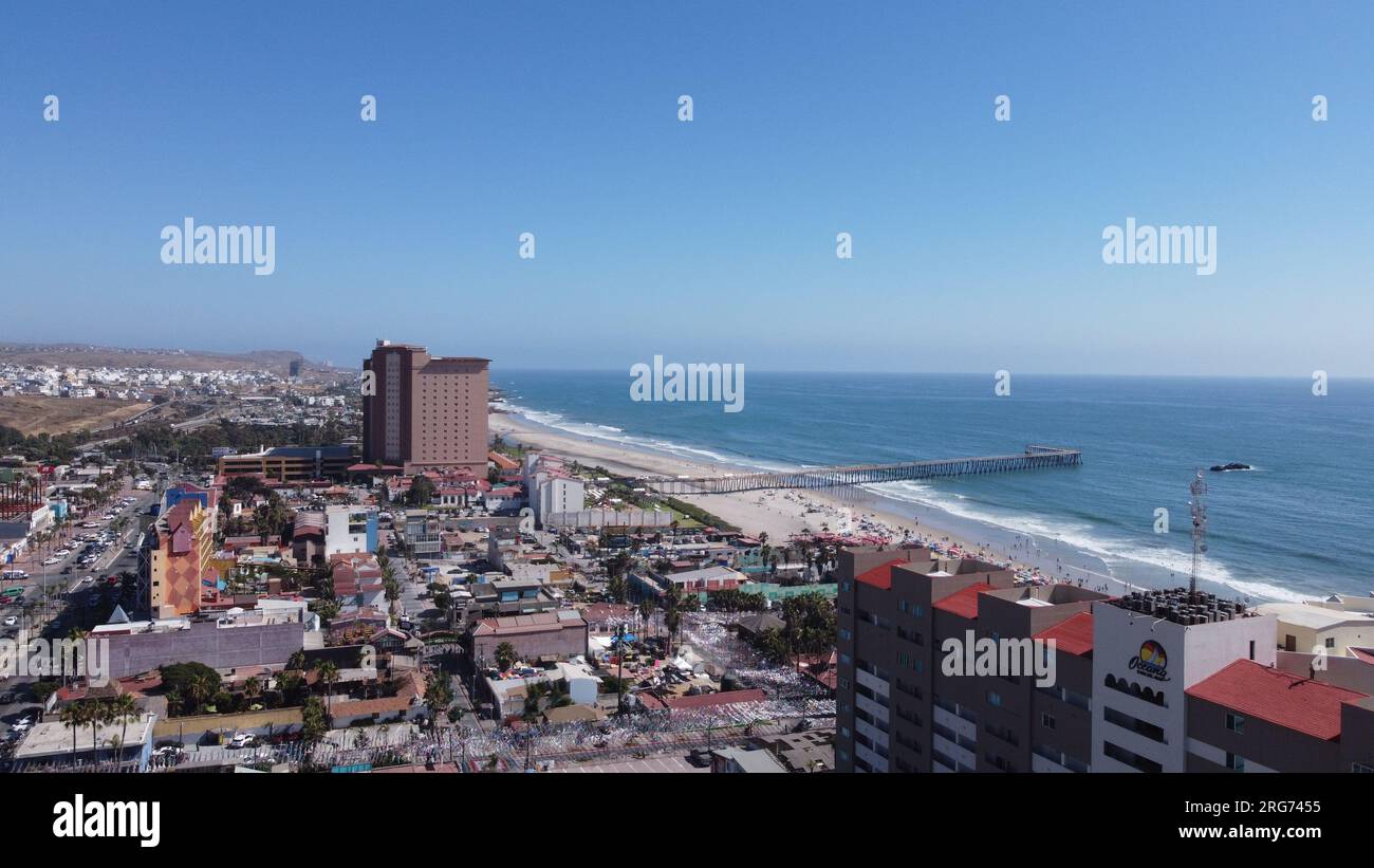 PHOTOGRAPHY WITH DRONE IN ROSARITO BAJA CALIFORNIA MEXICO Stock Photo ...