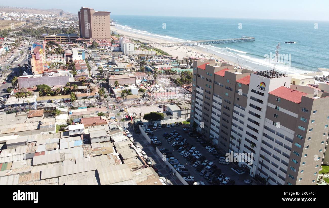 PHOTOGRAPHY WITH DRONE IN ROSARITO BAJA CALIFORNIA MEXICO Stock Photo ...