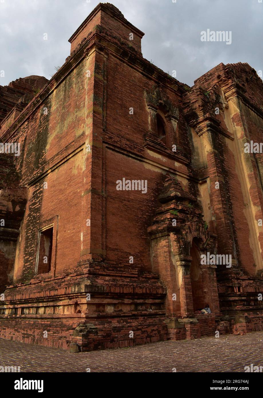 An ancient temple in Bagan, world heritage city - big building Stock ...
