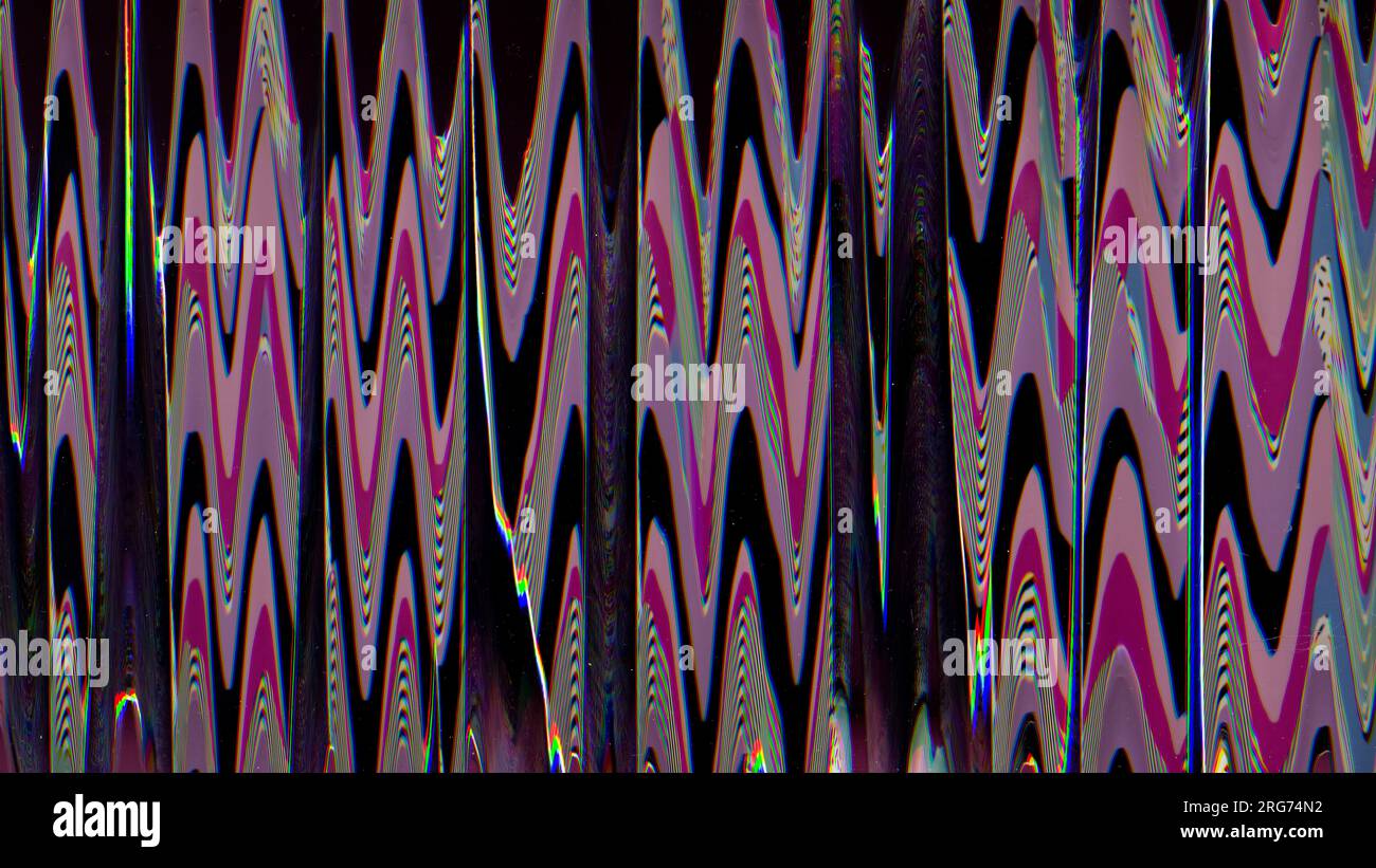 Signal error glitch vhs distorted screen digital Stock Photo - Alamy