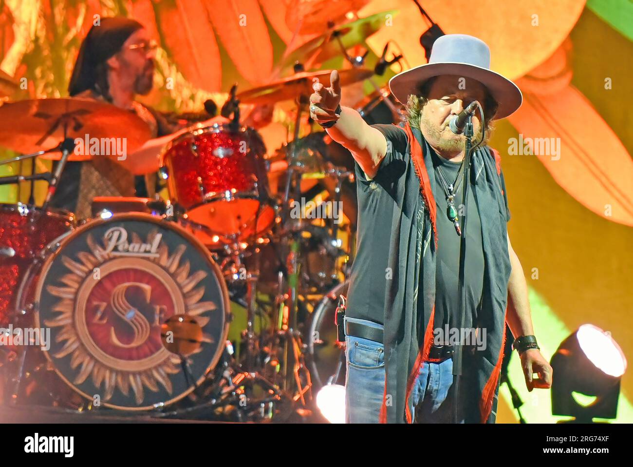 Sitges, Spain. 07th Aug, 2023. The Italian singer Zucchero Fornaciari ...