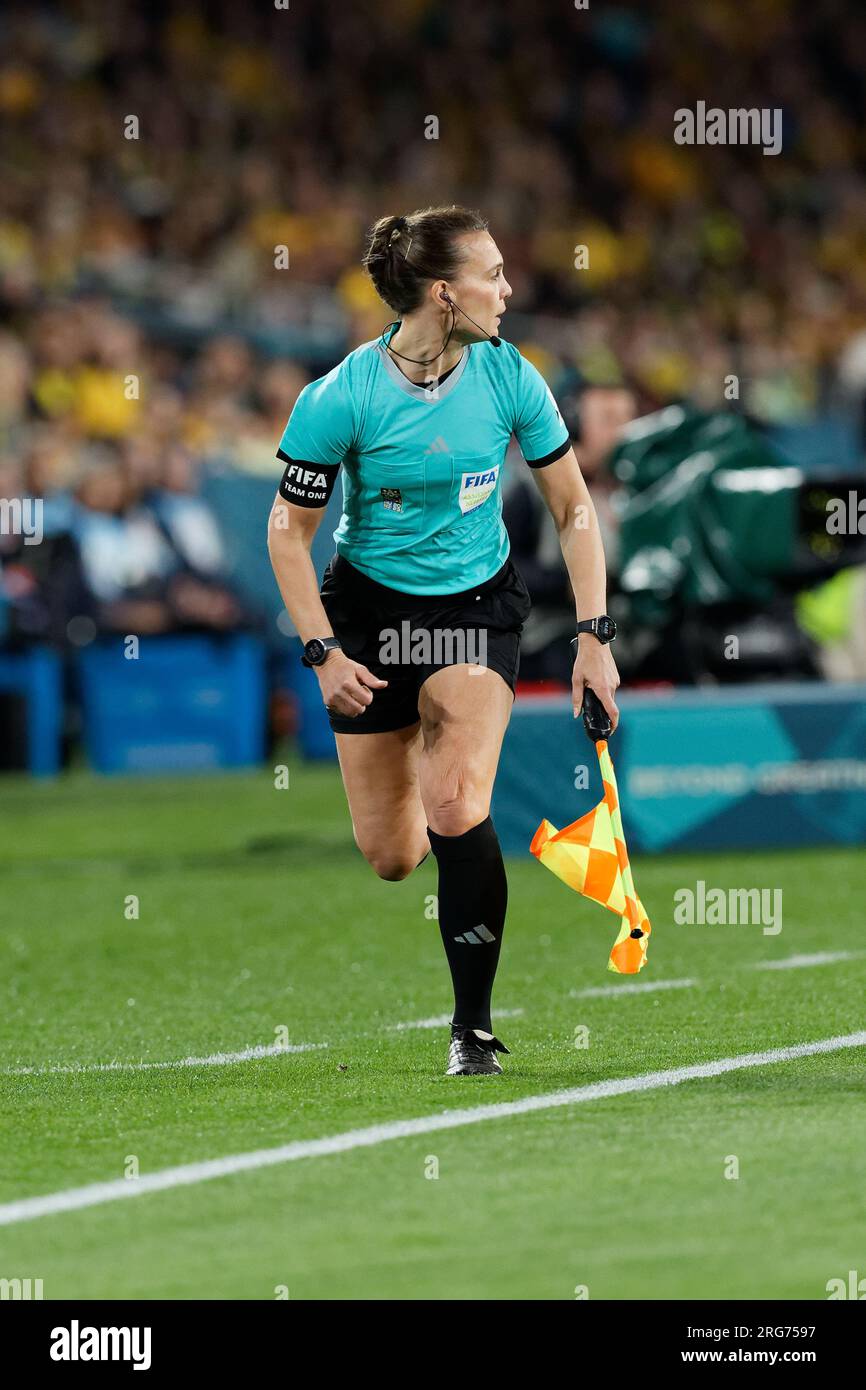 Sydney, Australia. 07th Aug, 2023. Assistant referee, Natalie Aspinall ...