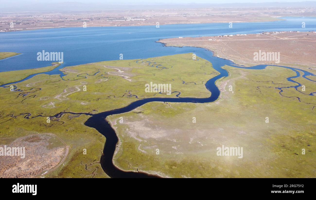 PHOTOGRAPHY WITH DRONE OF THE WETLANDS AND THE VOLCANO DE CENIZA IN SAN ...