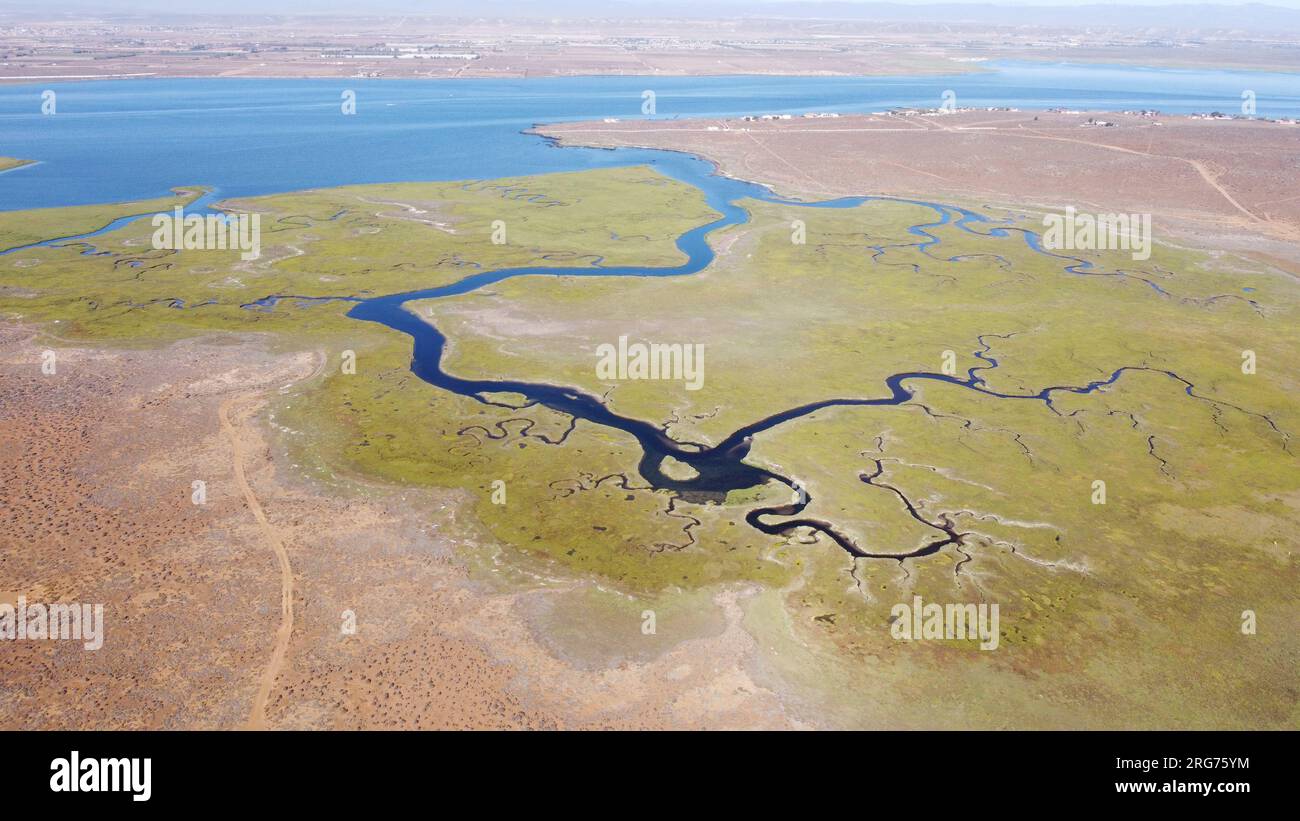 PHOTOGRAPHY WITH DRONE OF THE WETLANDS AND THE VOLCANO DE CENIZA IN SAN ...