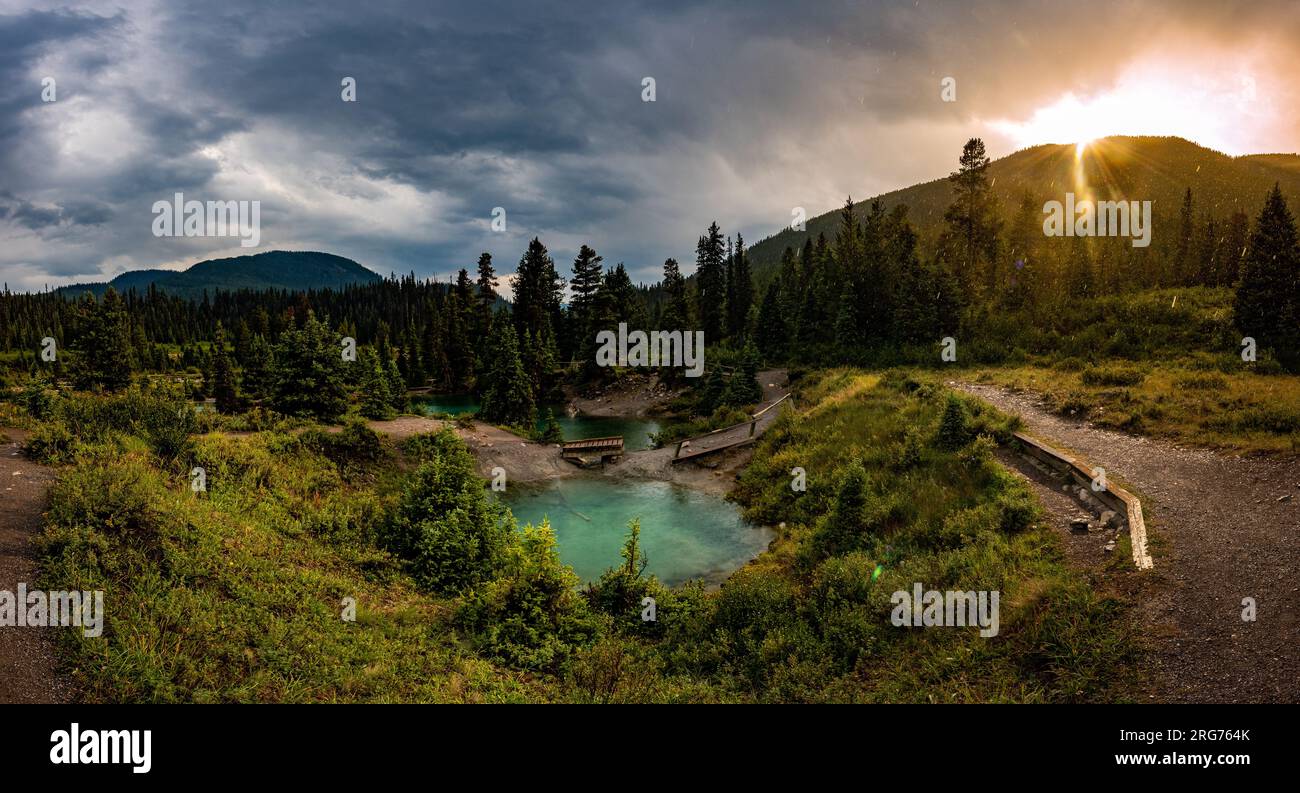 Glistening Ink Pots, Verdant meadows and vibrant pools unite under ...