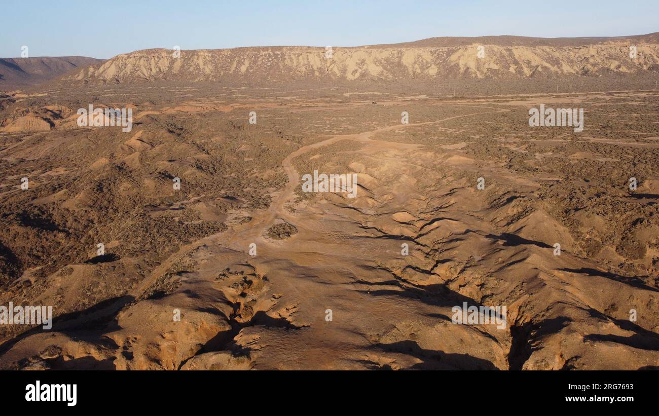 PHOTOGRAPHY WITH DRONE OF SUNSET THE CLIFFS OF BAJA CALIFORNIA MEXICO ...