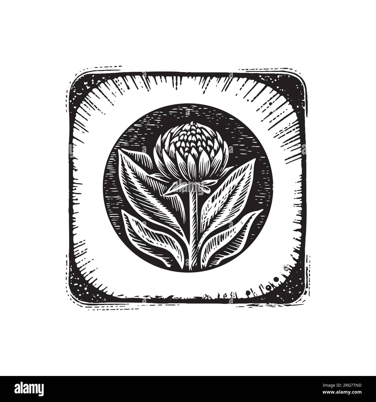 Hand carved linocut hi-res stock photography and images - Alamy