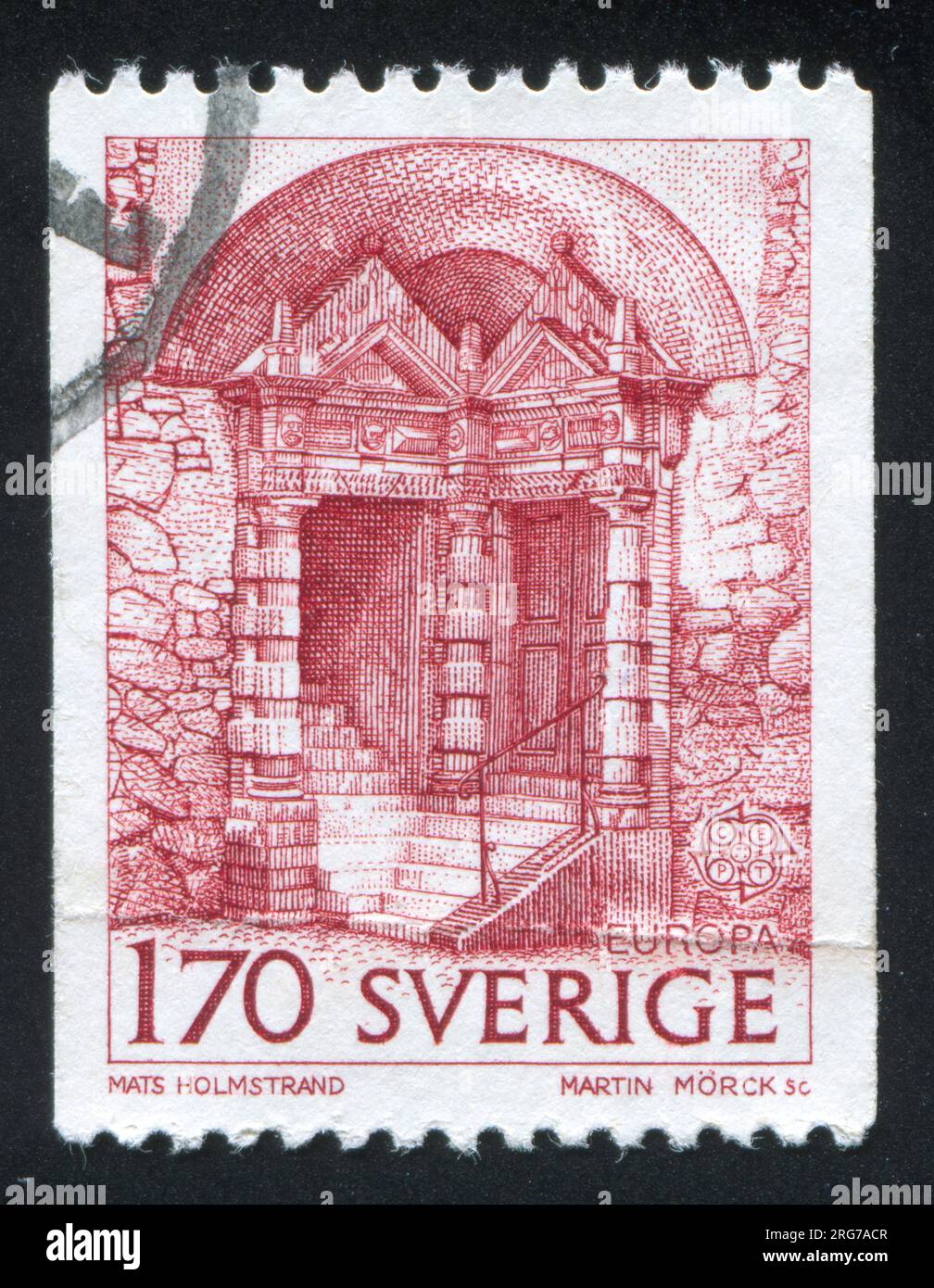 SWEDEN - CIRCA 1978: stamp printed by Sweden, shows Arch and Stairs ...