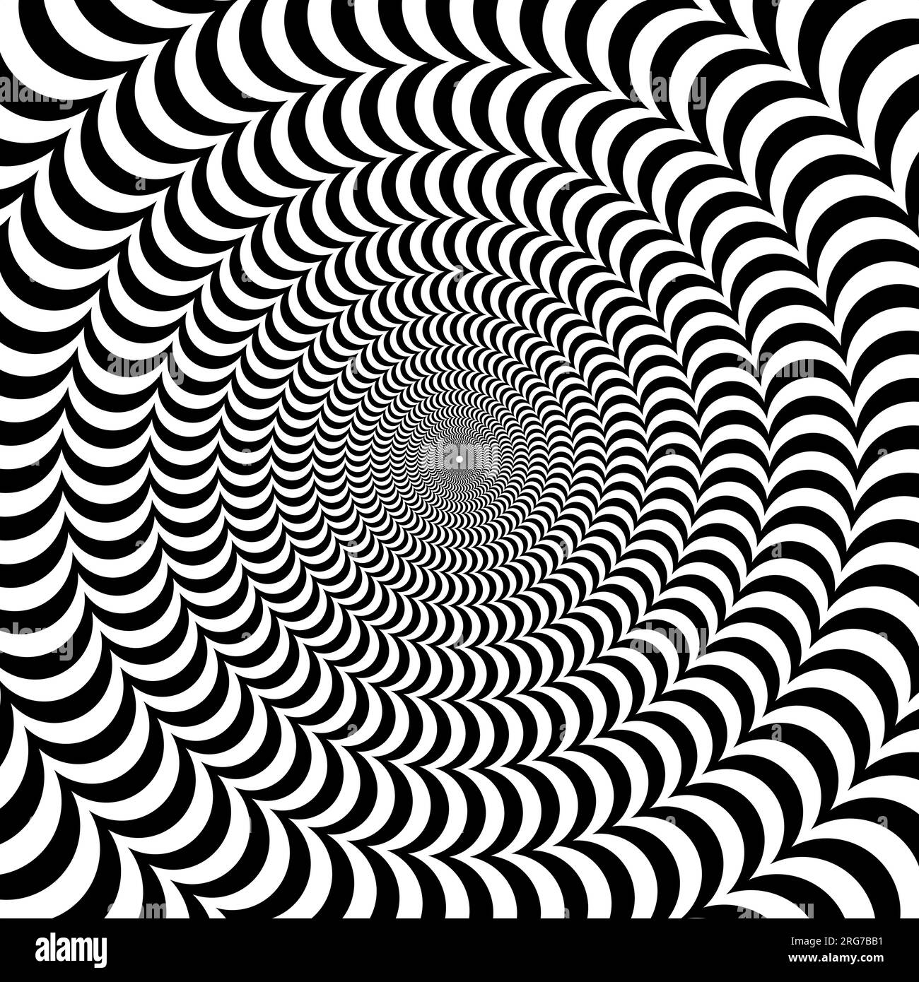 Hypnotic radial loop Cut Out Stock Images & Pictures - Alamy