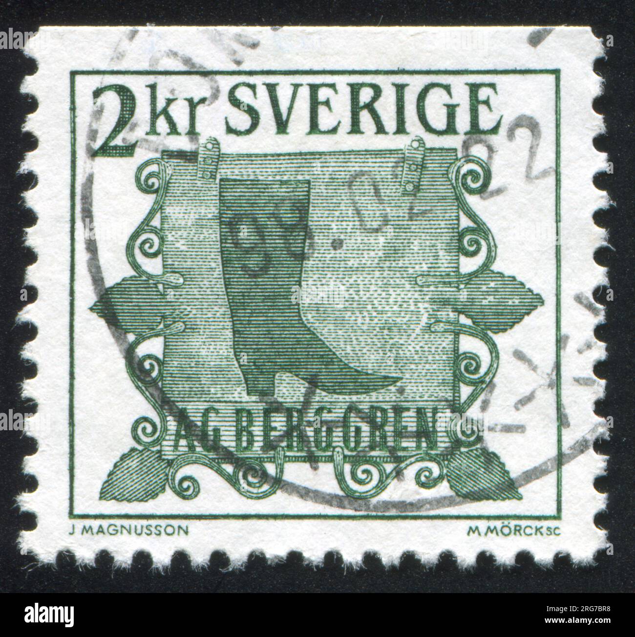 SWEDEN - CIRCA 1985: stamp printed by Sweden, shows Trade sign of ...