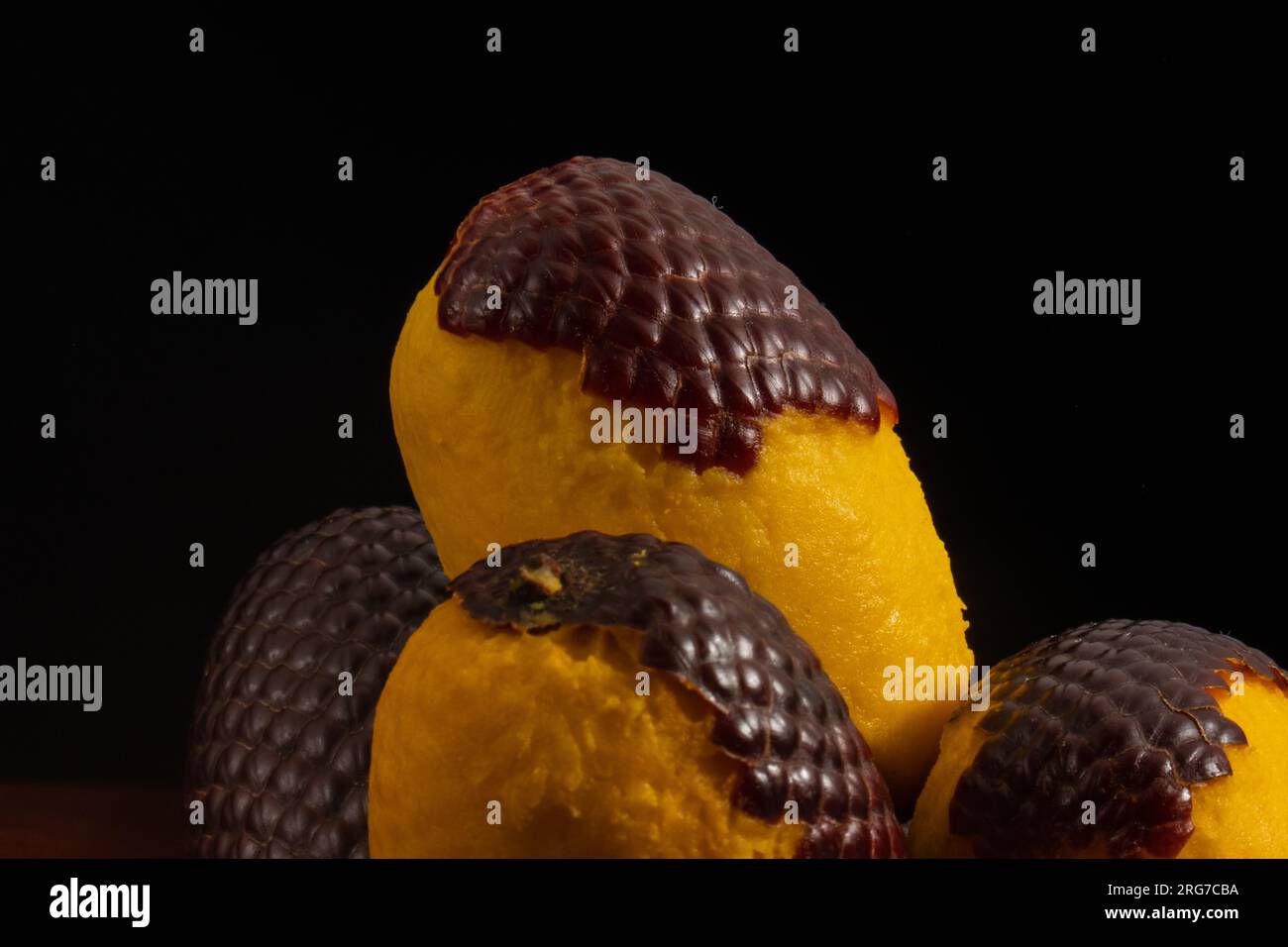 Aguaje is a highly appreciated fruit in the Amazon for its flavor and ...