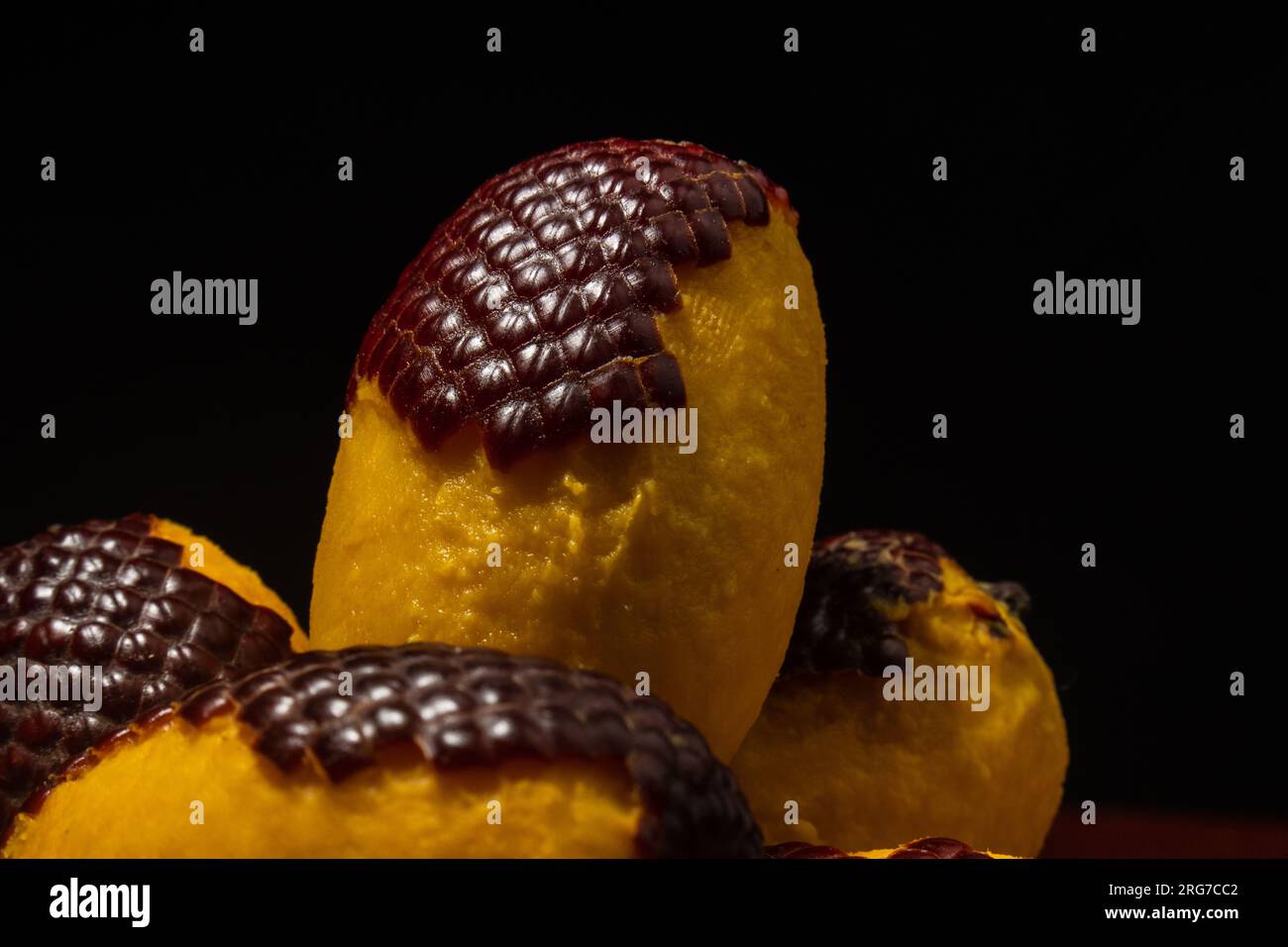 Aguaje is a highly appreciated fruit in the Amazon for its flavor and ...