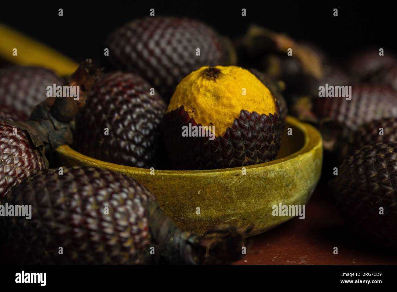 Aguaje is a highly appreciated fruit in the Amazon for its flavor and ...