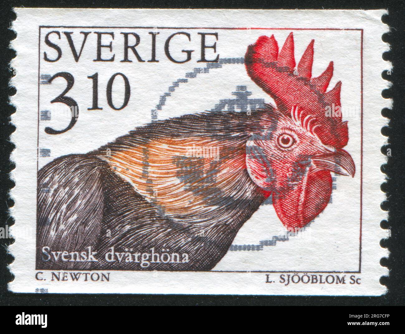 SWEDEN - CIRCA 1994: stamp printed by Sweden, shows Swedish dwarf ...