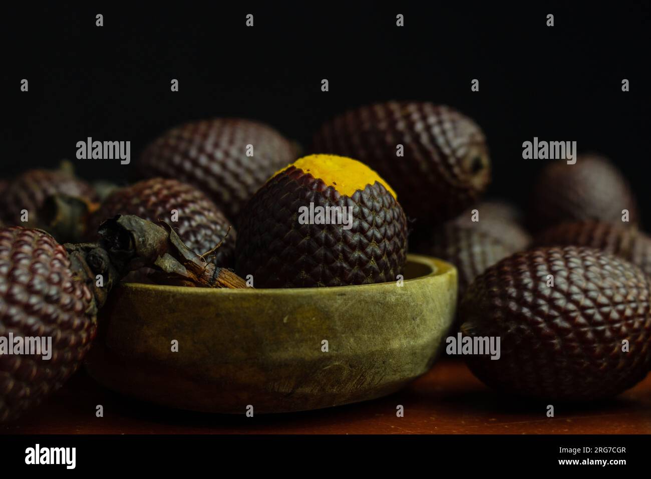 Aguaje is a highly appreciated fruit in the Amazon for its flavor and ...