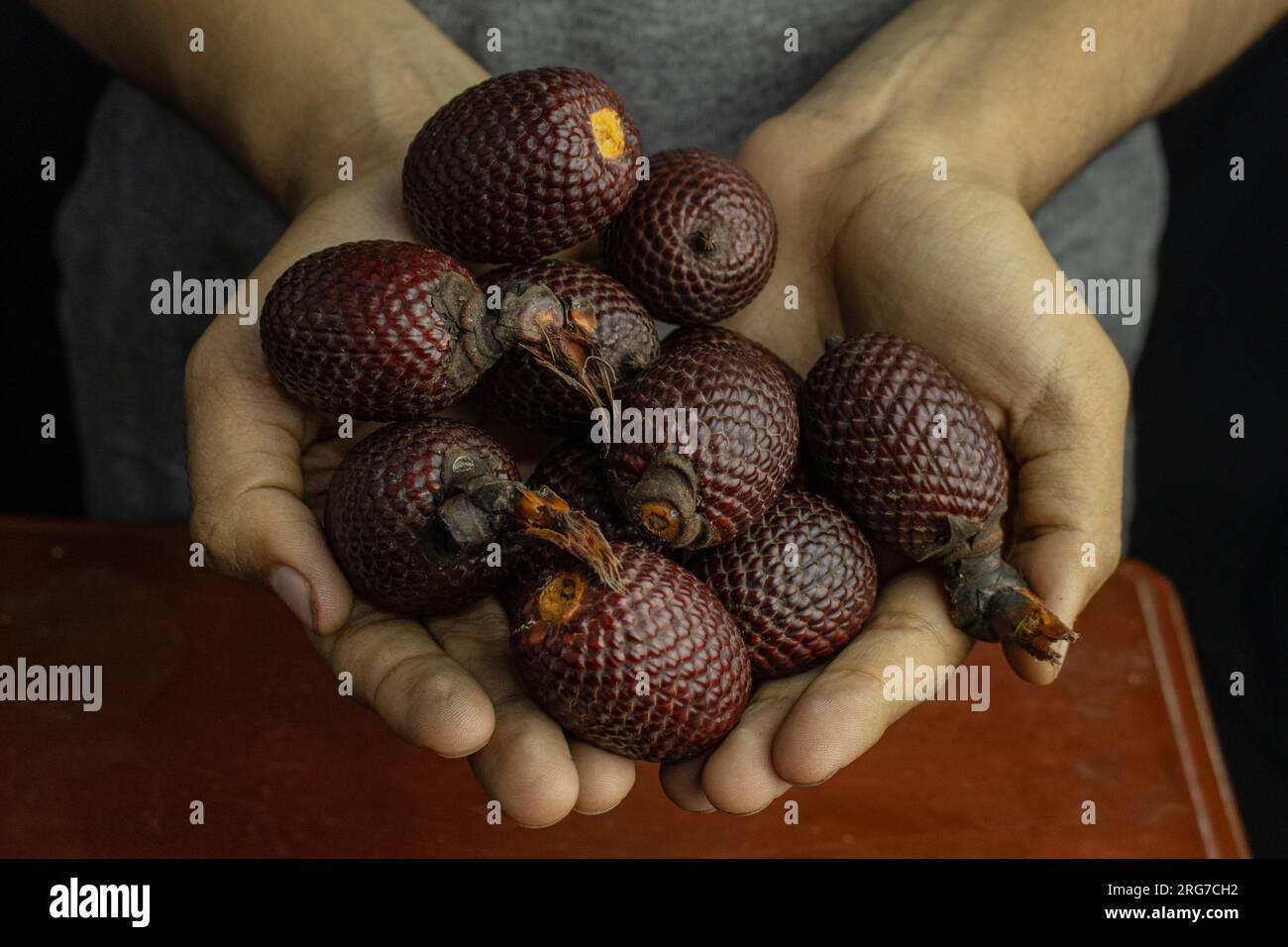 Aguaje is a highly appreciated fruit in the Amazon for its flavor and ...