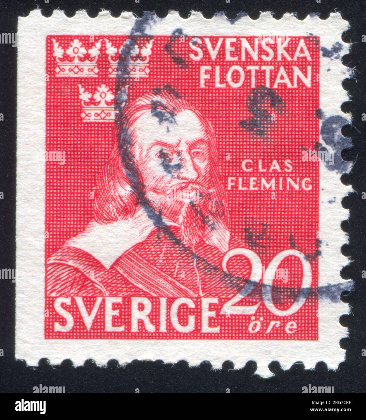 SWEDEN - CIRCA 1944: stamp printed by Sweden, shows Clas Fleming, circa ...