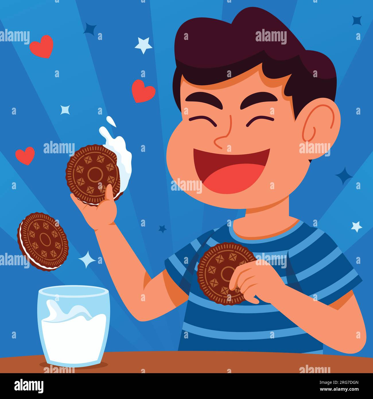 Oreo cookies Stock Vector Images - Alamy
