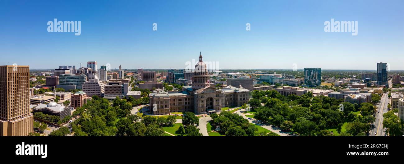 Texas capitol building aerial hi-res stock photography and images - Alamy