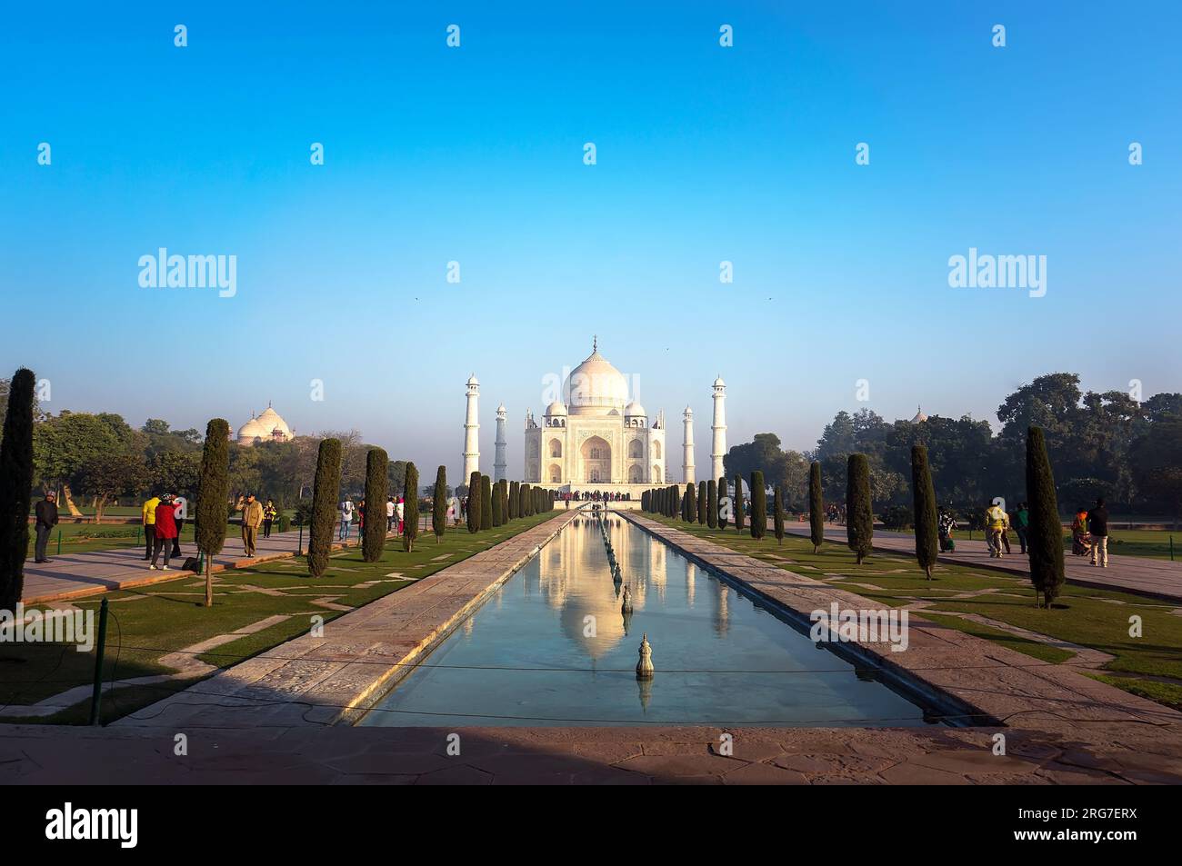 Taj Mahal most famous landmark in India Stock Photo - Alamy