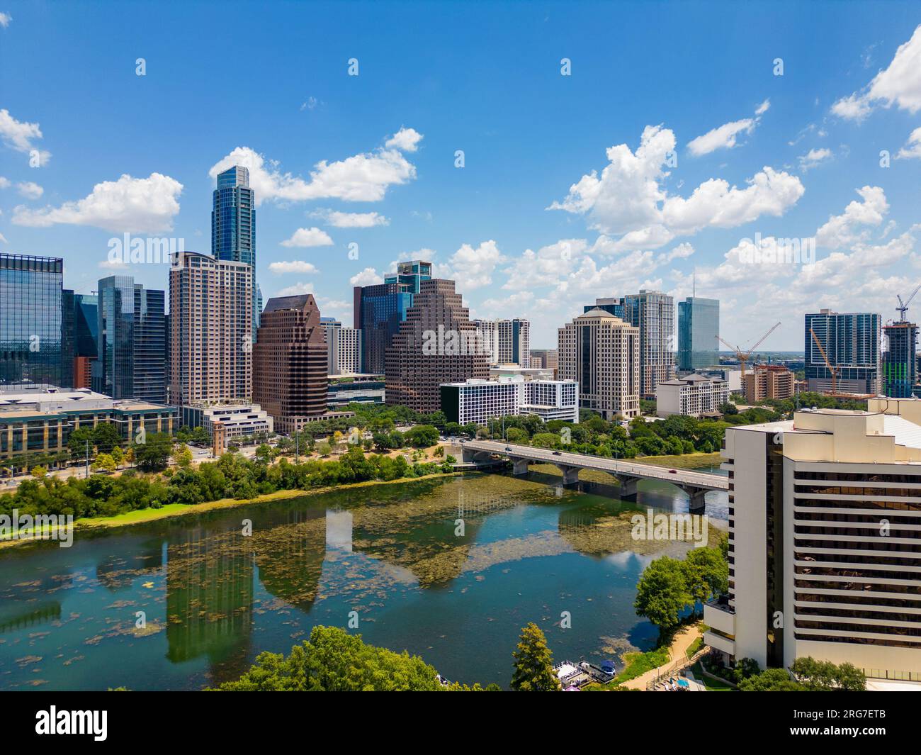 Aerial photo summer at Austin Texas circa July 2023 Stock Photo - Alamy
