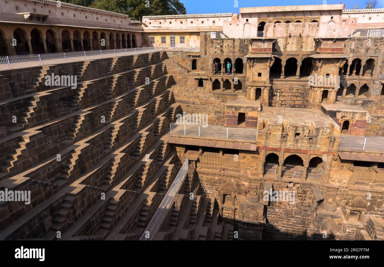 Chand Baori - speed the well, the construction of ancient architecture ...