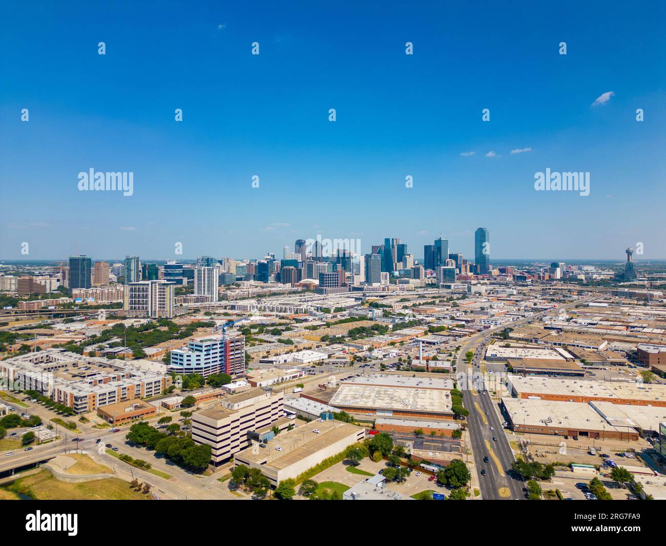 Downtown dallas aerial hi-res stock photography and images - Alamy