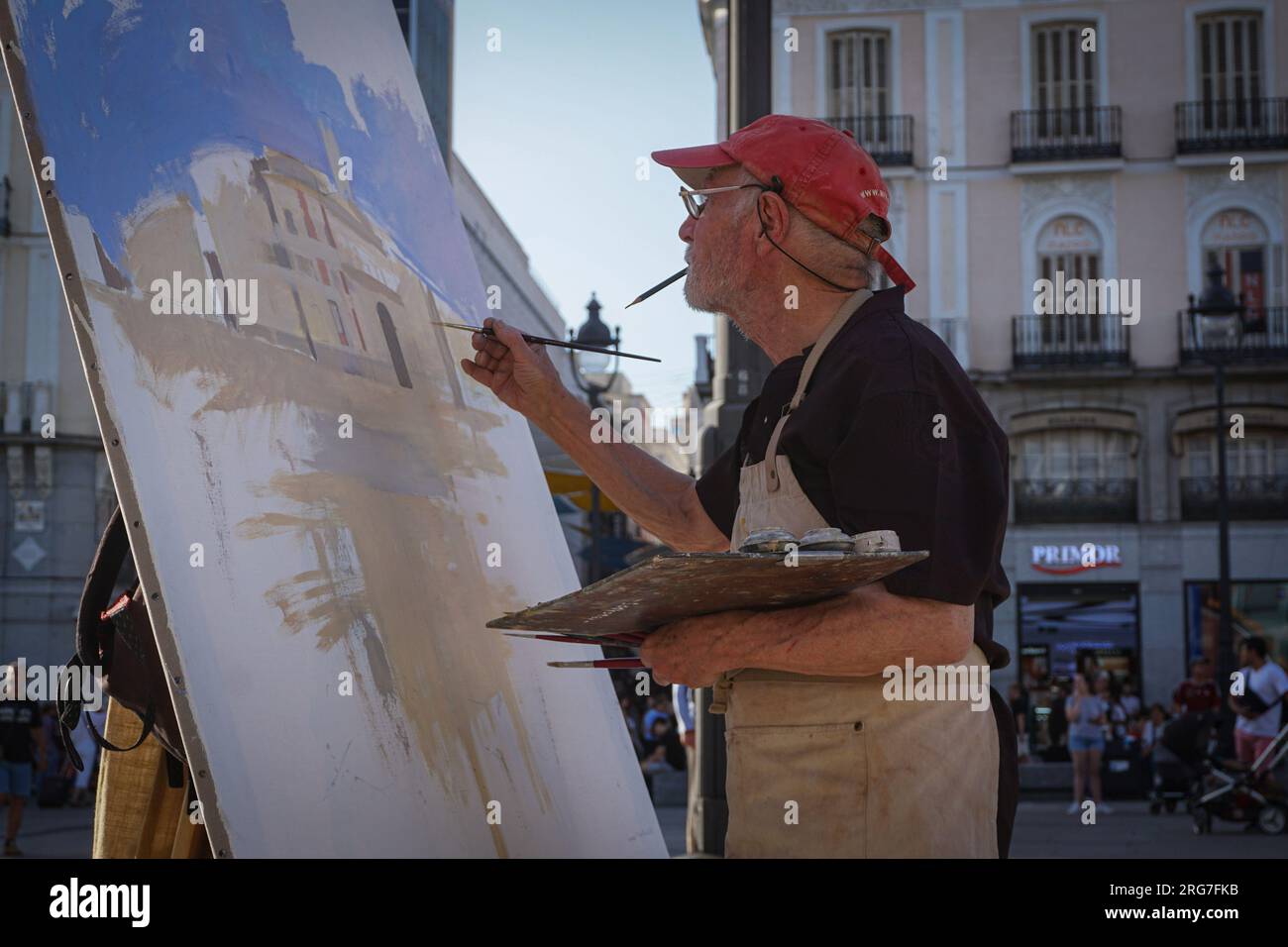 Madrid, Spain. 07th Aug, 2023. The Spanish painter Antonio Lopez has ...