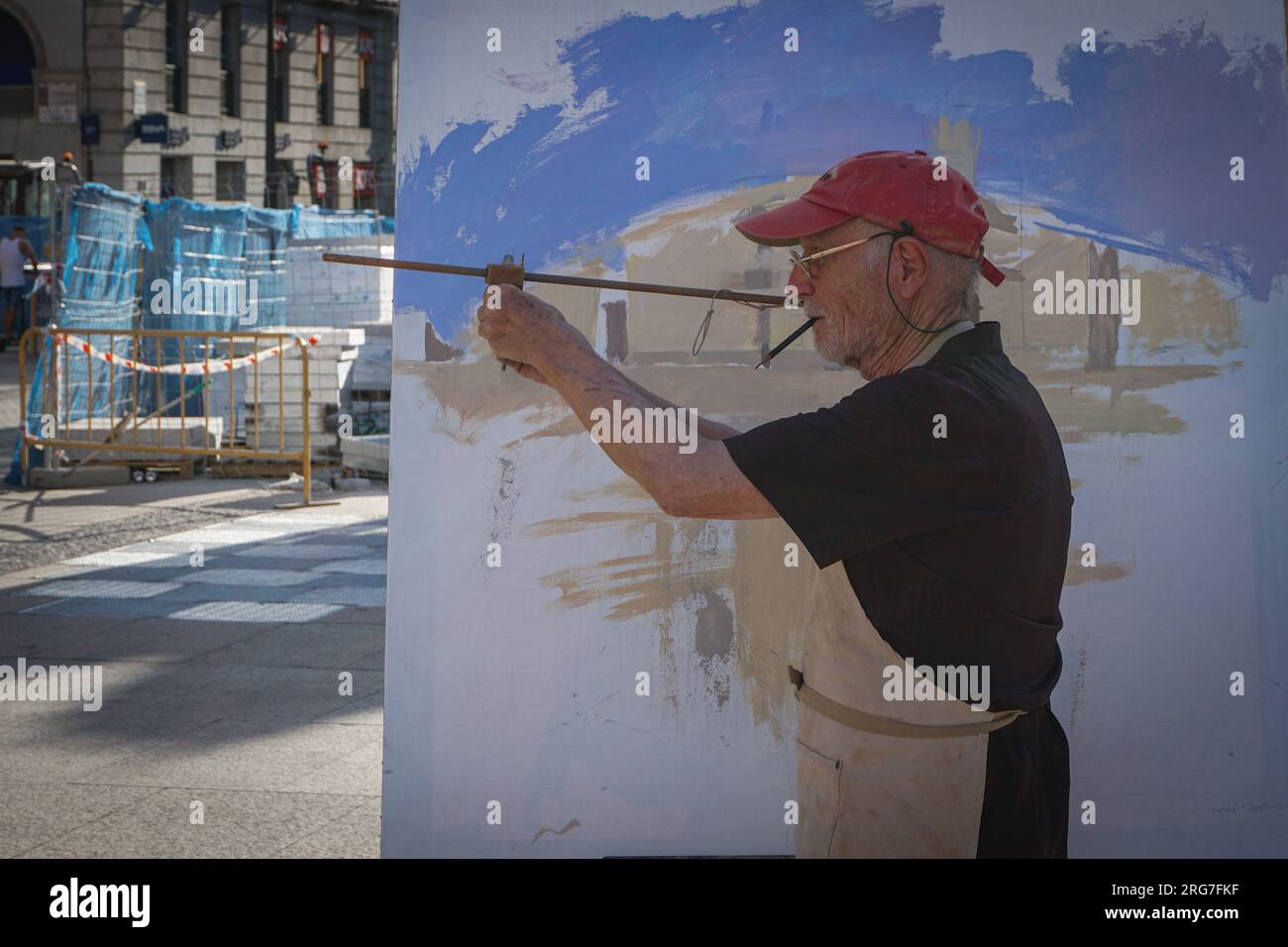Madrid, Spain. 07th Aug, 2023. The Spanish painter Antonio Lopez has ...