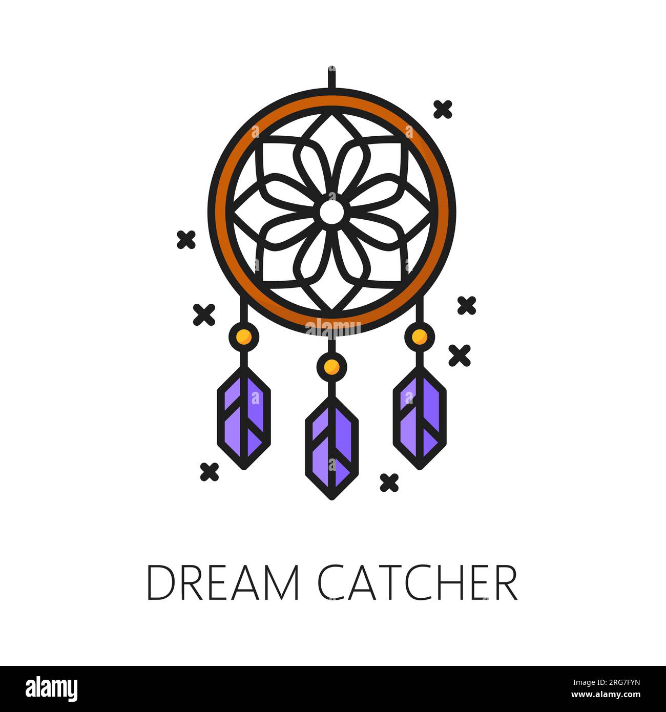 Catch bad dreams Stock Vector Images - Alamy