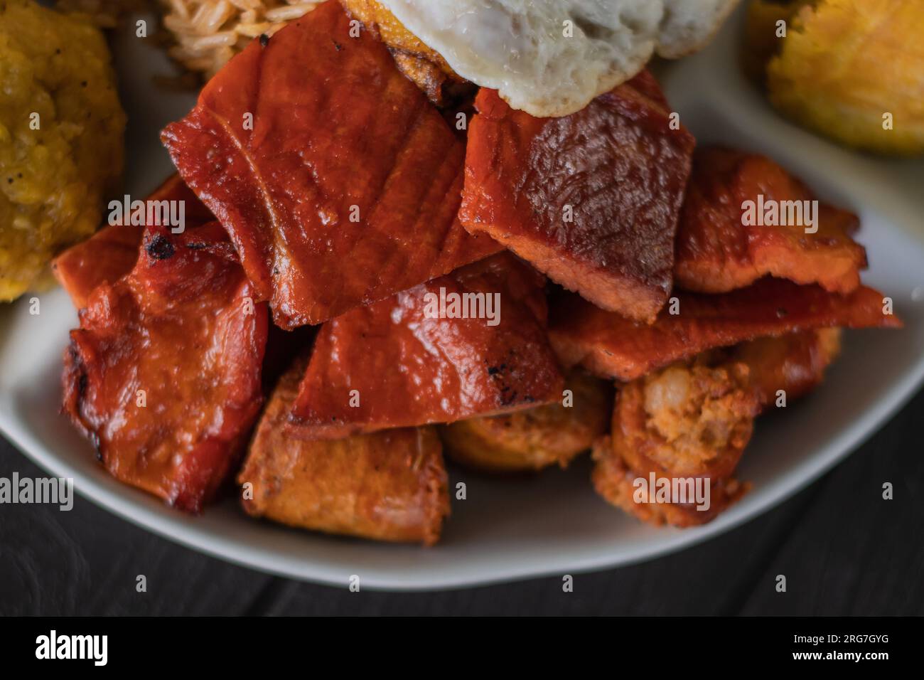 Typical foods of the Peruvian Amazon, the tacacho made with plantains ...