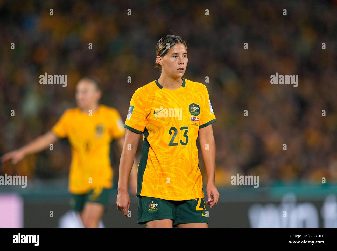 August 07 2023: Kyra Cooney-Cross (Australia) looks on during a game ...
