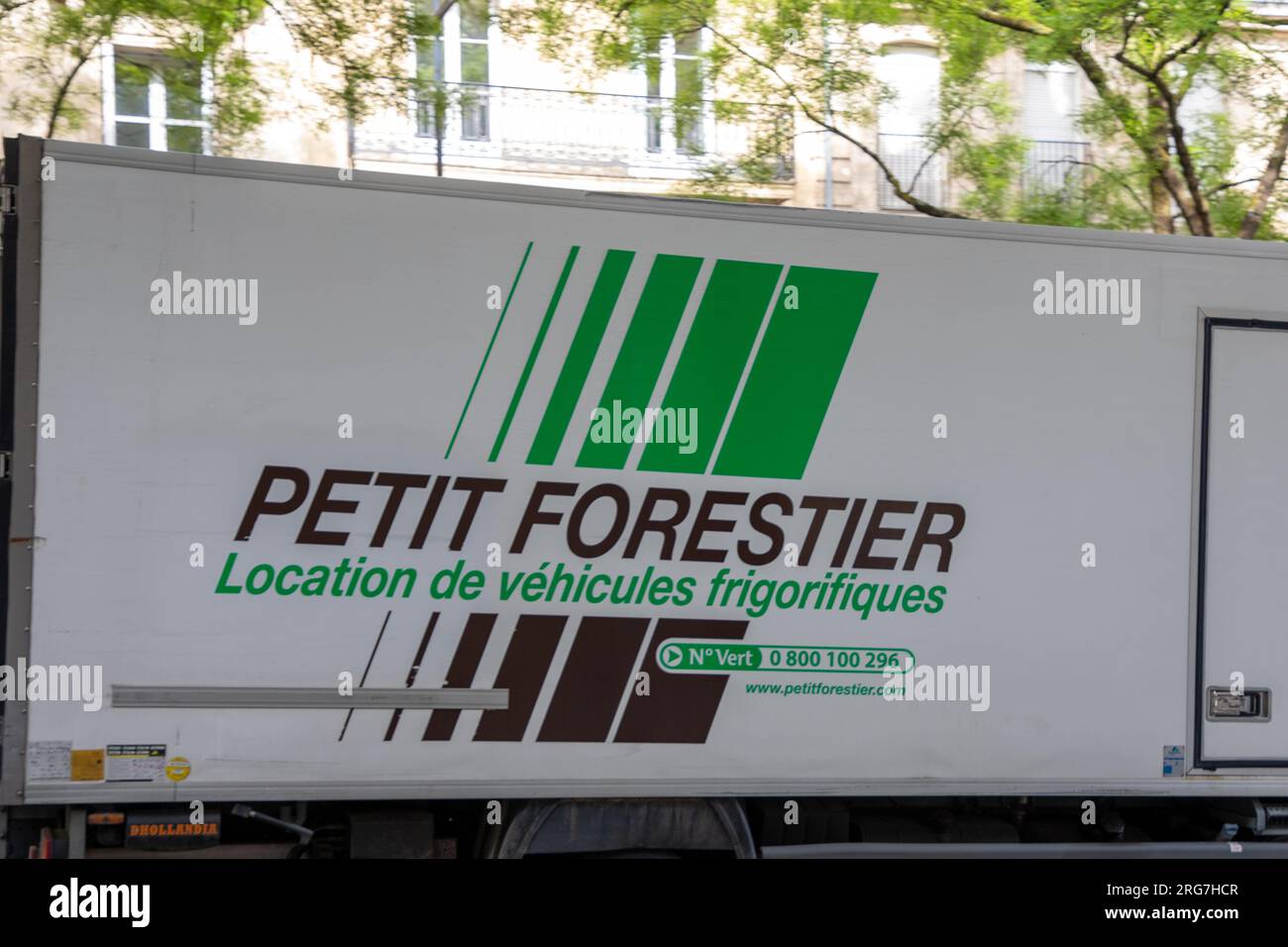 Bordeaux , France - 08 01 2023 : Petit Forestier van refrigerated ...