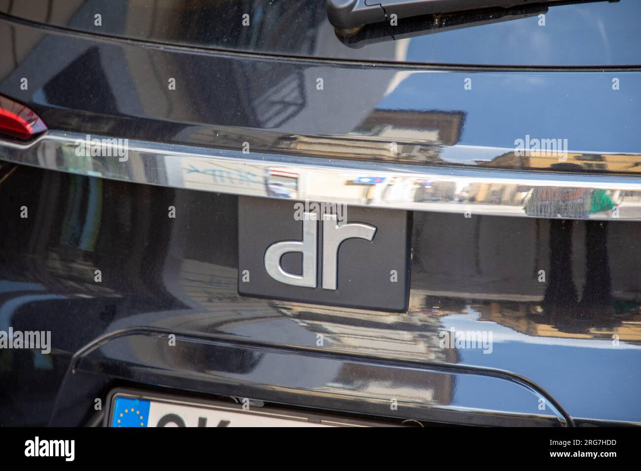 Milan , Italy - 08 02 2023 : DR Automobiles EV Italian Chinese Electric ...