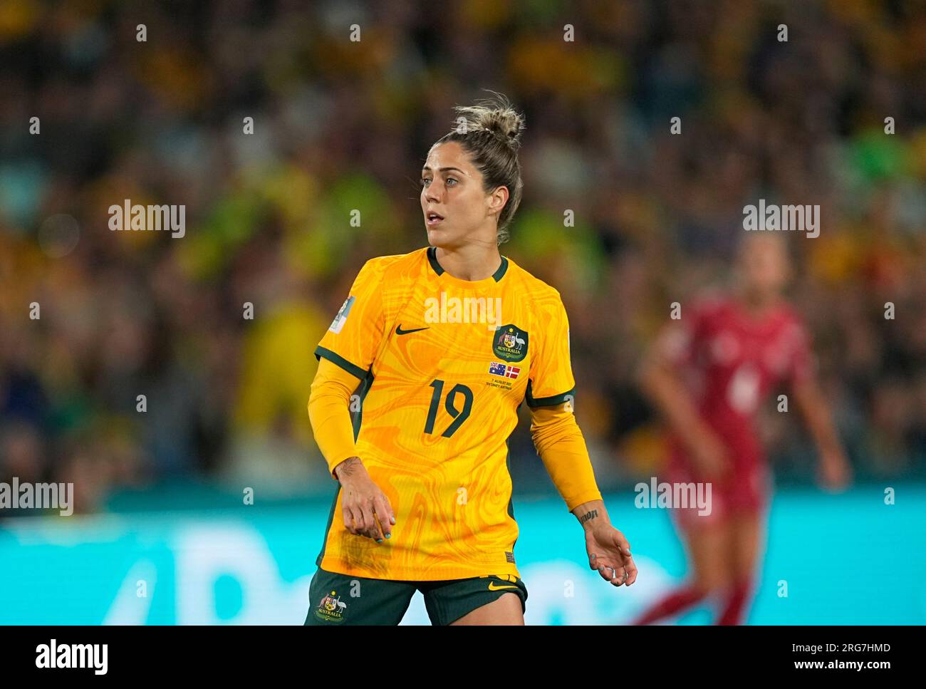 August 07 2023: Katrina Gorry (Australia) looks on during a game, at ...