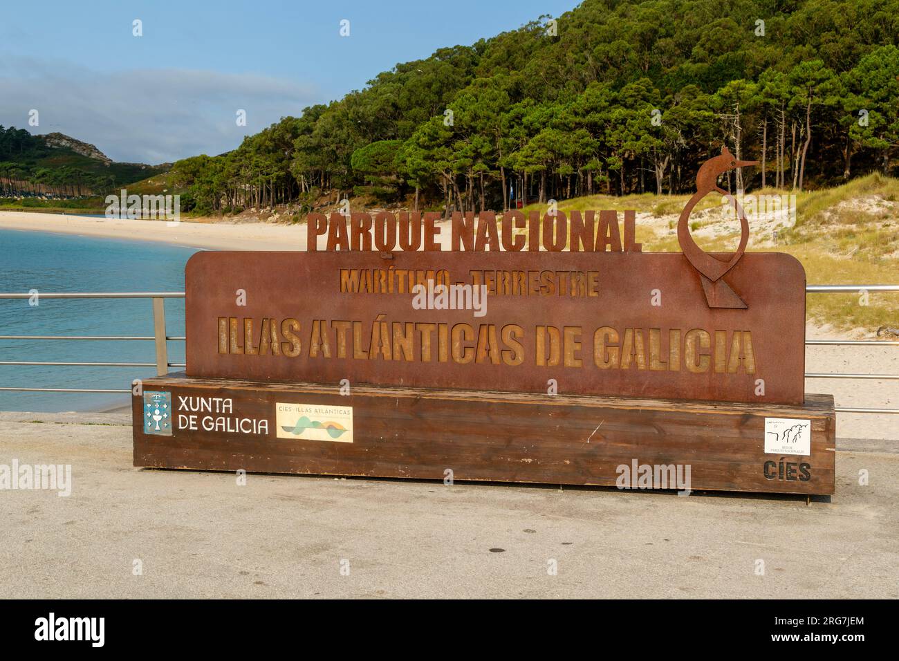 Sign Cies Islands, Atlantic Islands Galicia Maritime Terrestrial ...