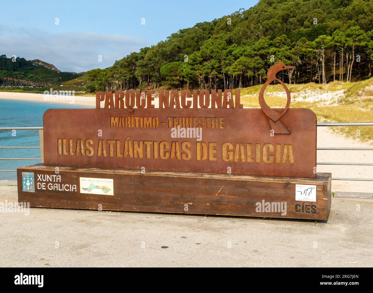 Sign Cies Islands, Atlantic Islands Galicia Maritime Terrestrial ...