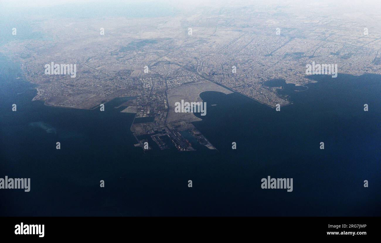 Aerial view of Dammam, Saudi Arabia Stock Photo - Alamy