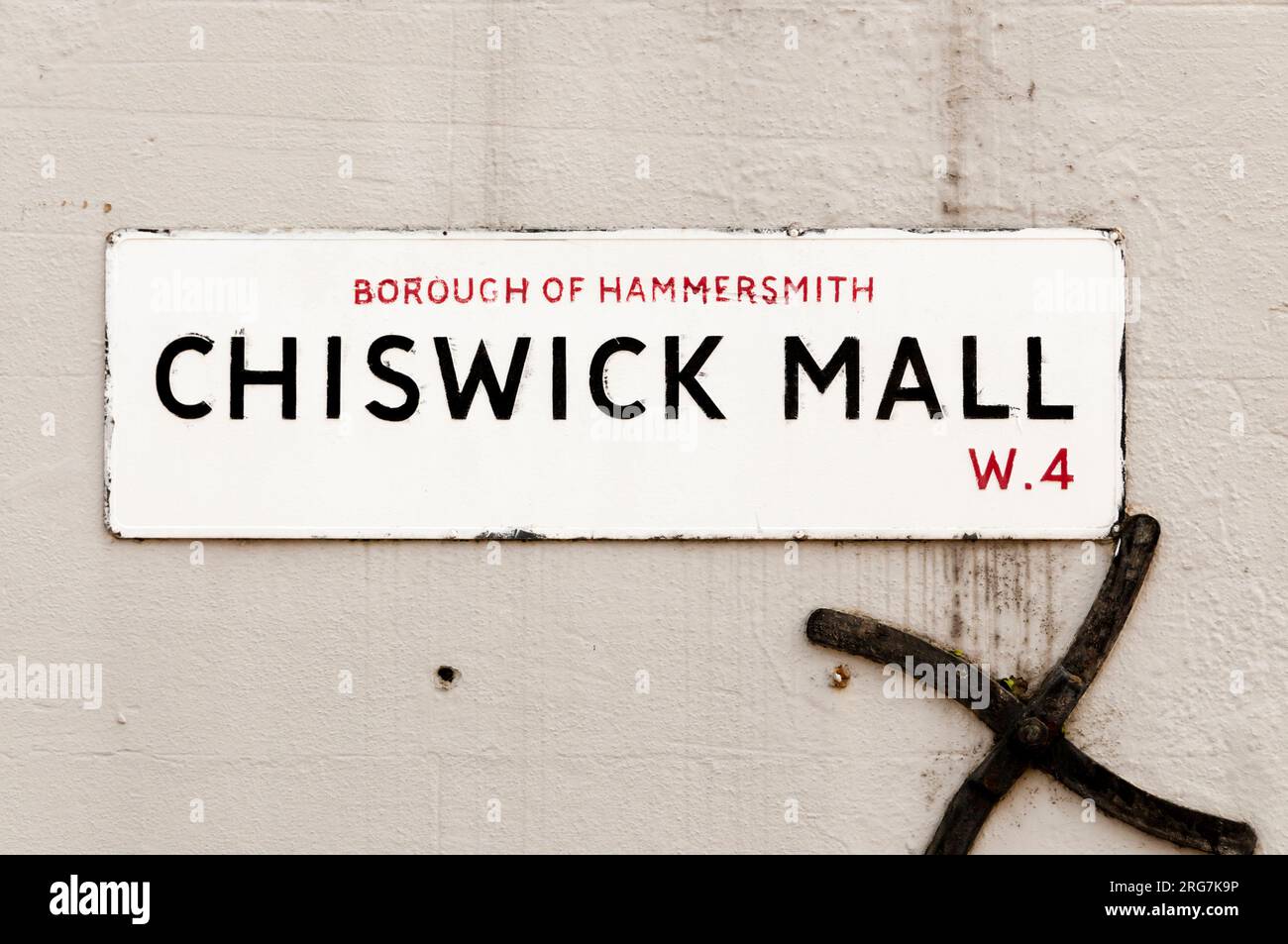 Chiswick mall sign hi-res stock photography and images - Alamy