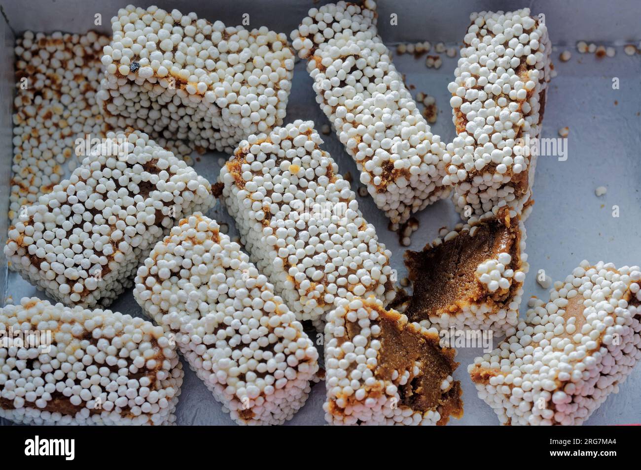 09 29 2009 Bal mithai from Lal Bazaar, Almora, Kumaon, Uttarakhand ...