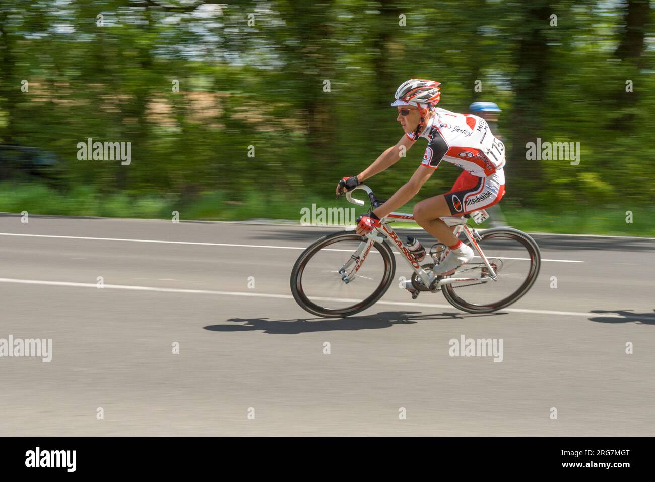 Schwalbach, Germany - May 1, 2008: the annual classic bicycle race ...