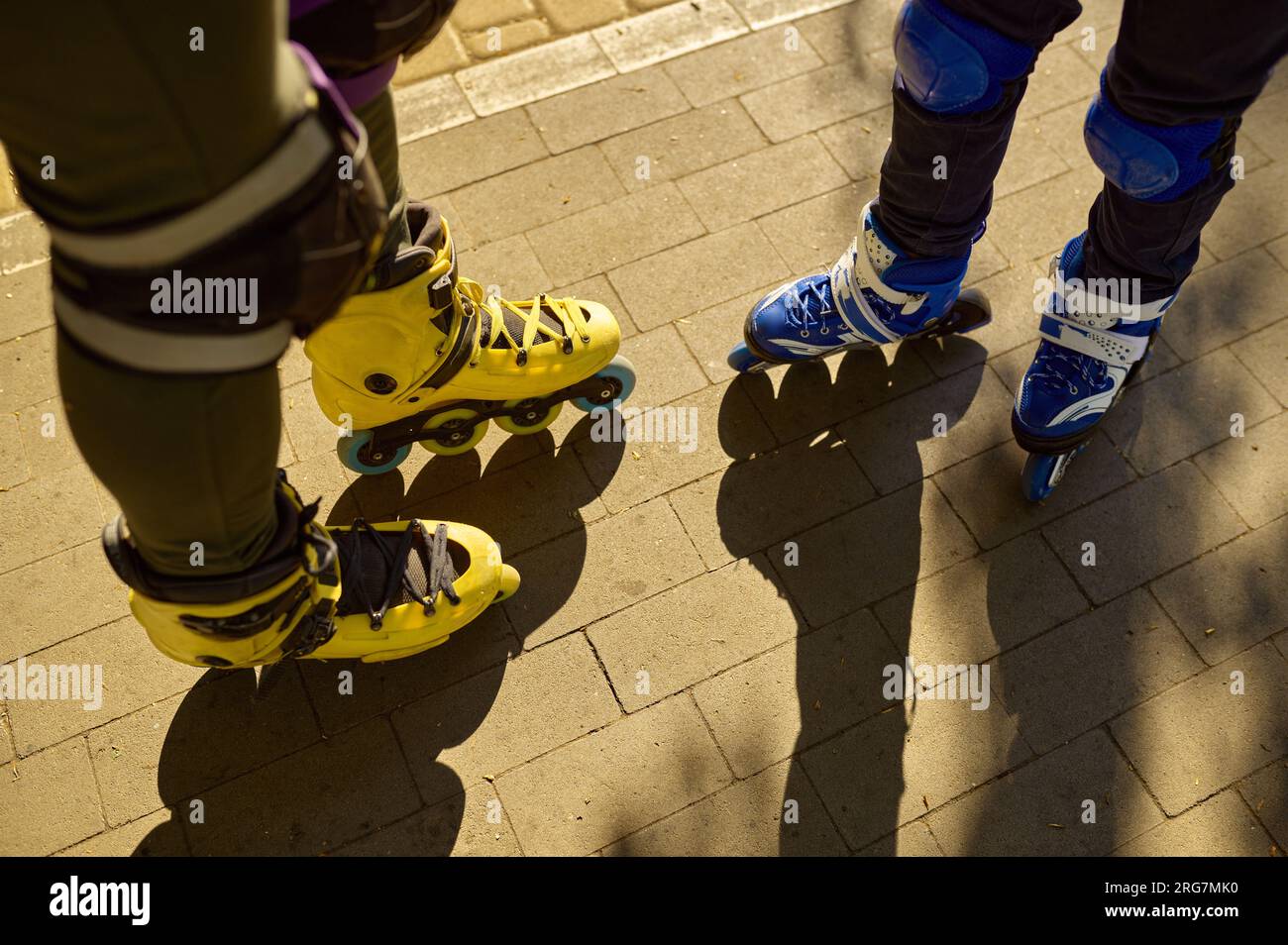 Rollerblades leg hi-res stock photography and images - Alamy