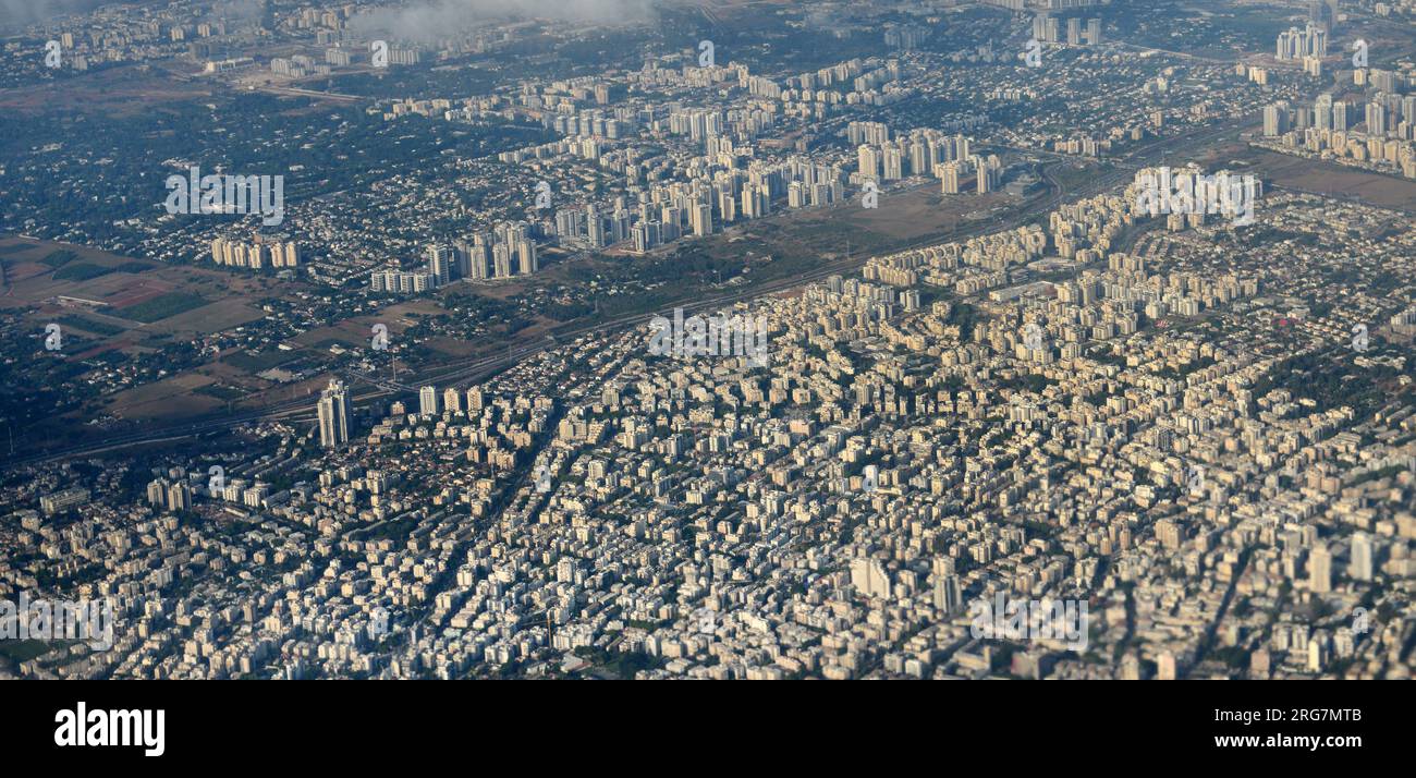 Aerial view of Petah Tikva, Israel Stock Photo - Alamy