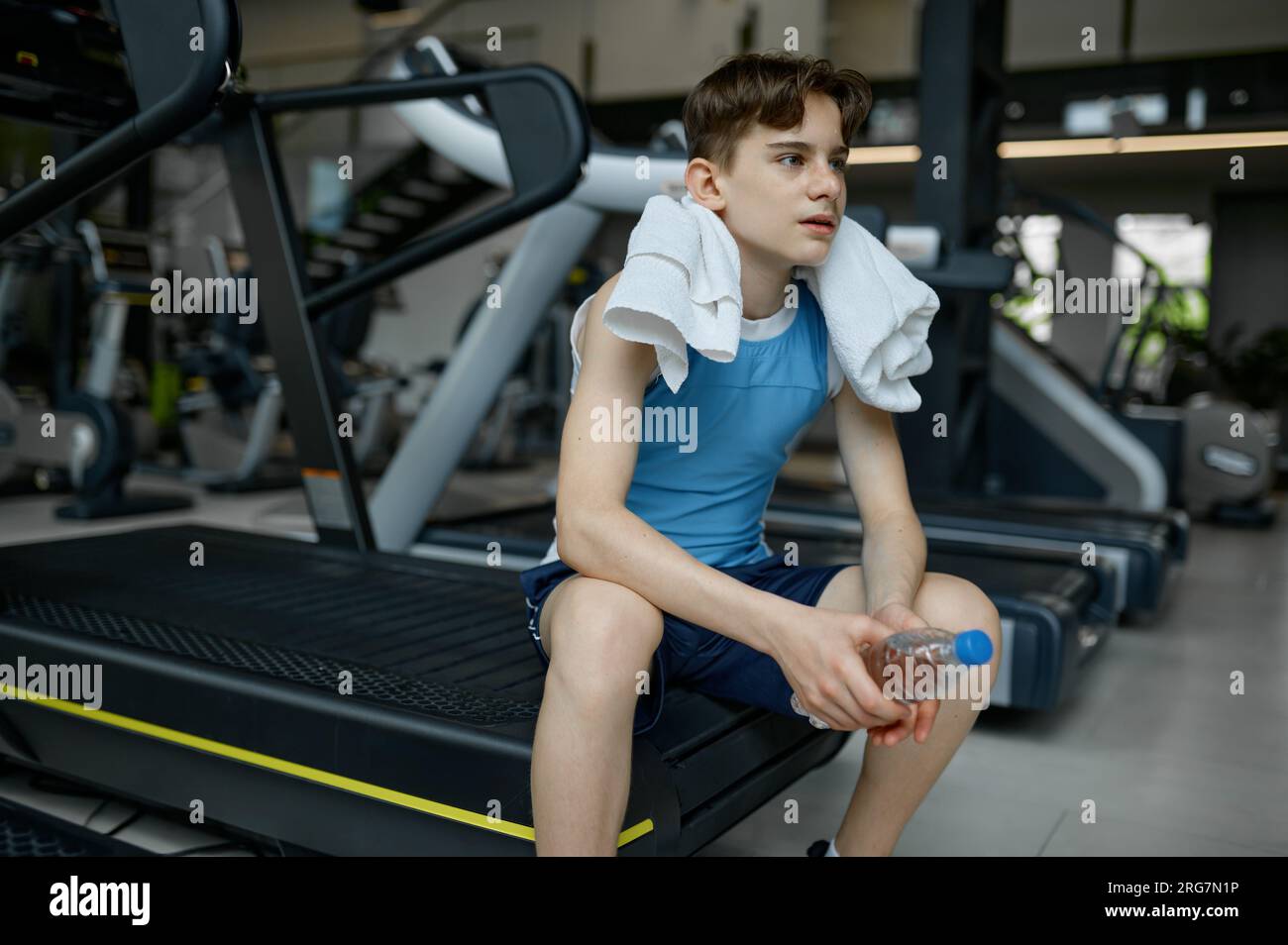 Training hard sports child hi-res stock photography and images - Alamy