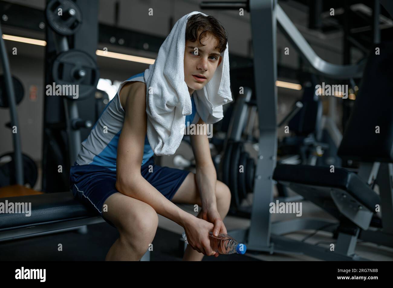Sweaty kid hi-res stock photography and images - Alamy