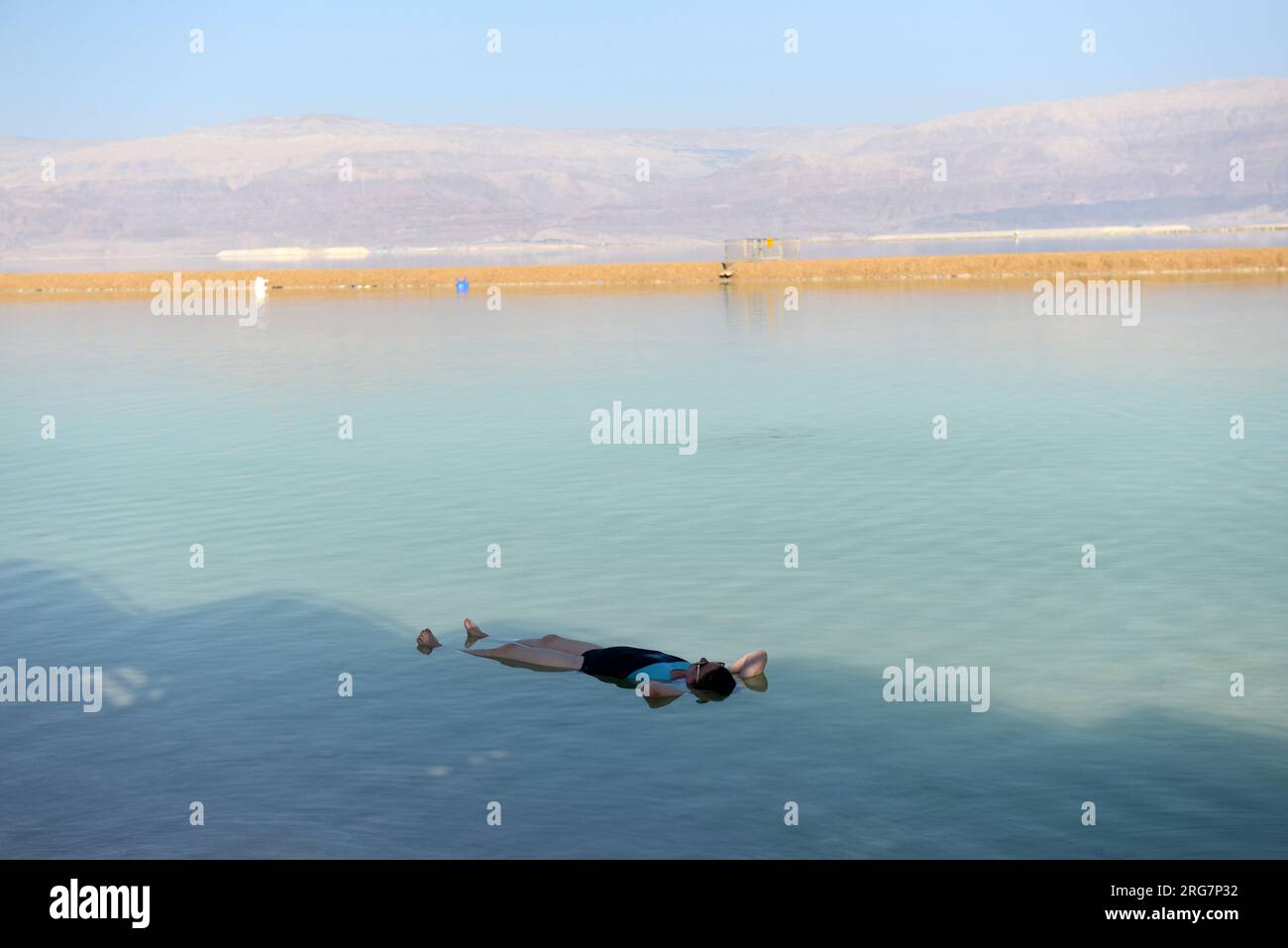 Floating in the dead sea hi-res stock photography and images - Alamy